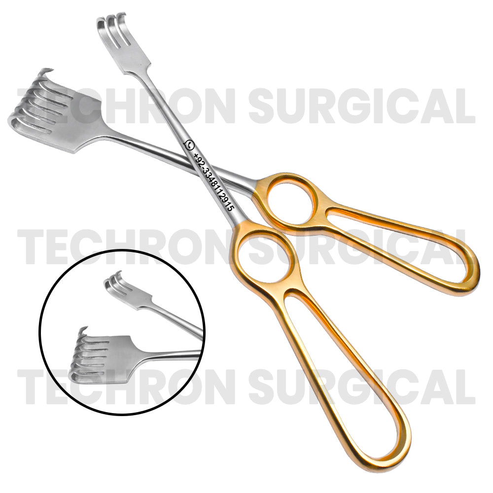 Volkmann Standard Pattern Surgical Retractor 3 Prongs – Techron Surgical