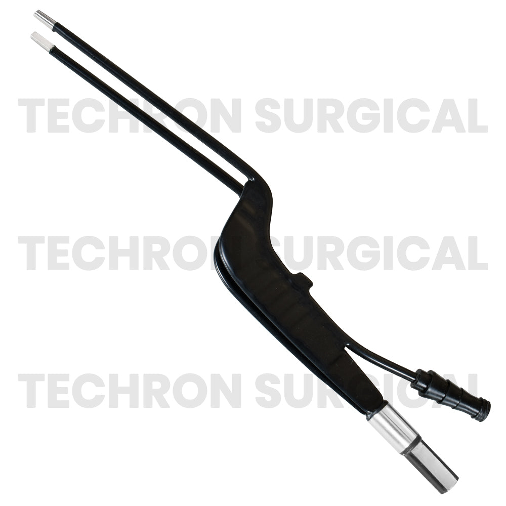 Reusable Non-Stick Bayonet Suction Bipolar Forceps – Techron Surgical